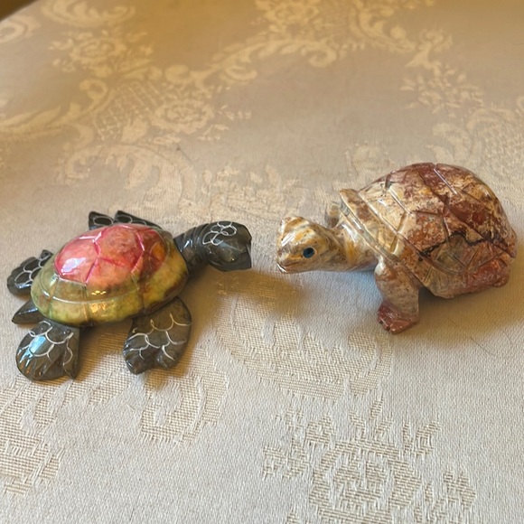 Artisan | Accents | Handcarved Sea Turtle Tortoise Granite And Green ...